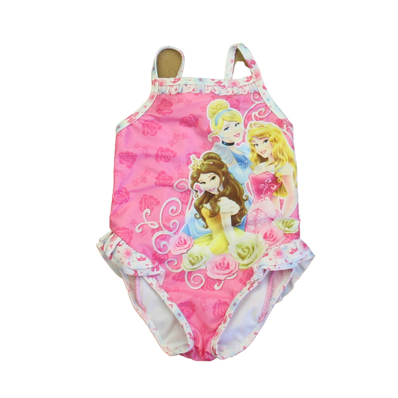 Disney | Swim | Disney Girls Pink Princesses Piece Swimsuit Size 18 ...
